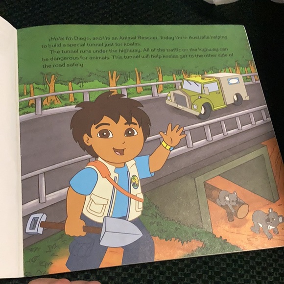Nickelodeon | Other | Go Diego Go Run Run Koala Kids Book | Poshmark
